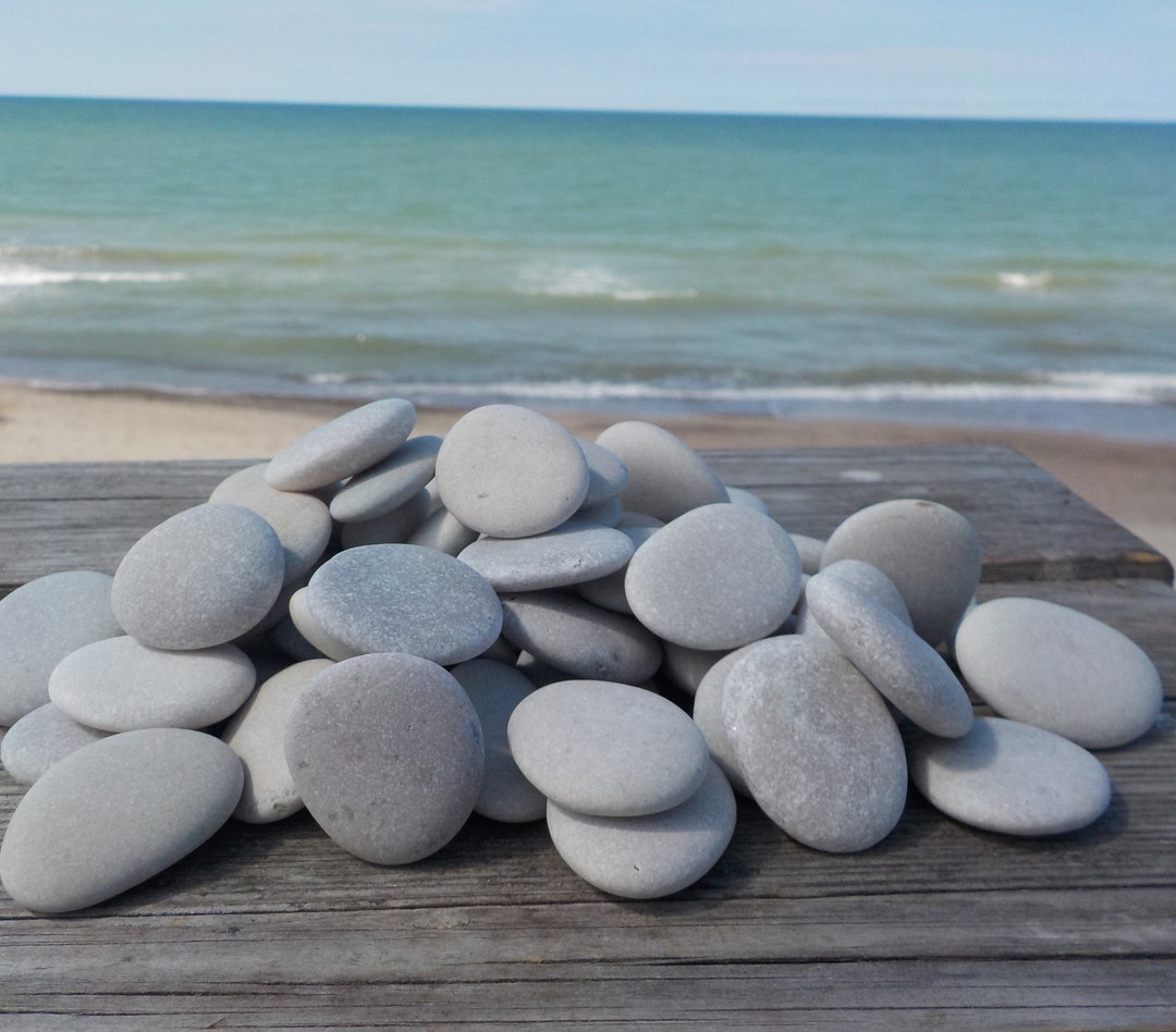 Craft Stones Set of 70 TINY Light Pebbles -size 0.4-1"/10-25 Mm-small ...