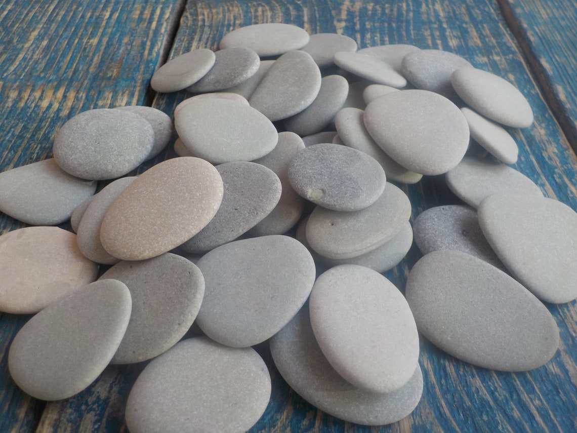 Stone Decor-set of 20 Small Pebbles -size 1.2-1.5"/30-40 Mm-small ...
