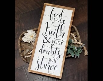 Feed your faith | Etsy