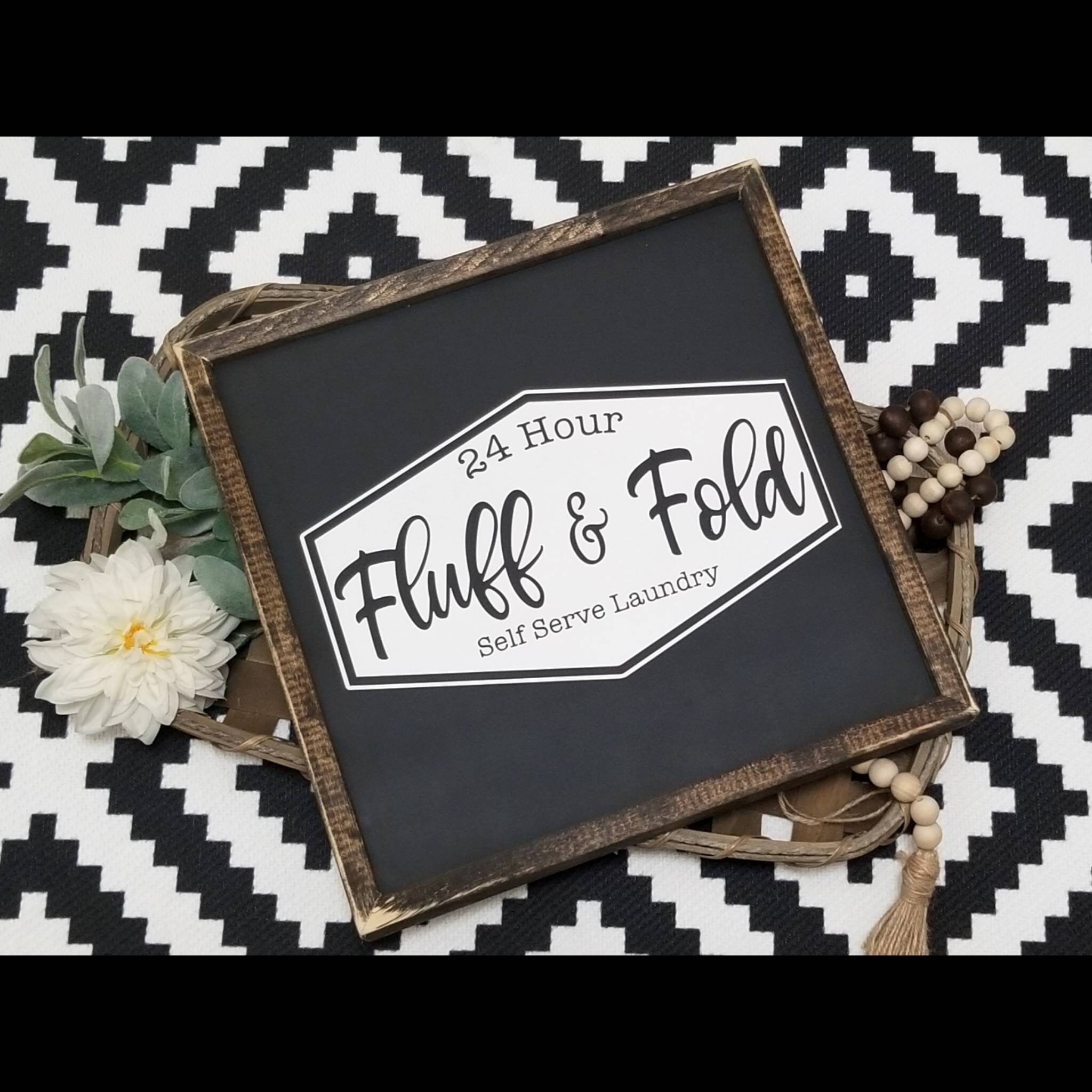 Fluff and Fold Laundry Sign Laundry Decor Mudroom Decor - Etsy