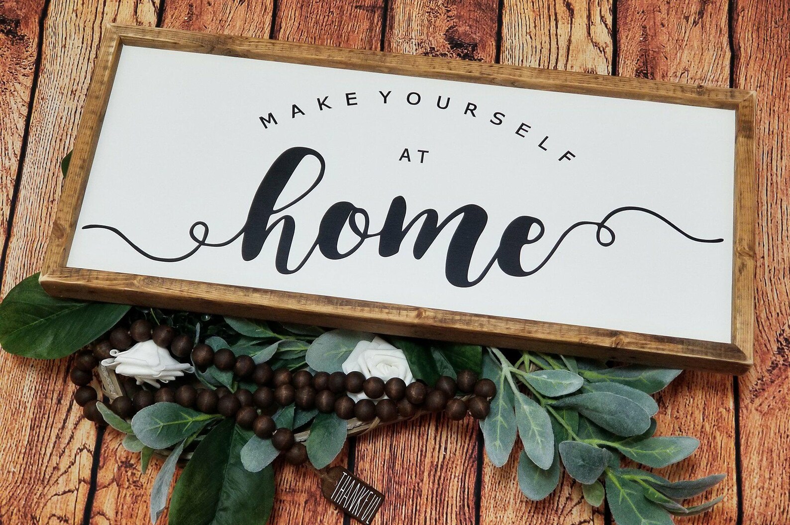 Home Sign Wood Home Sign Make Yourself at Home Sign Home - Etsy