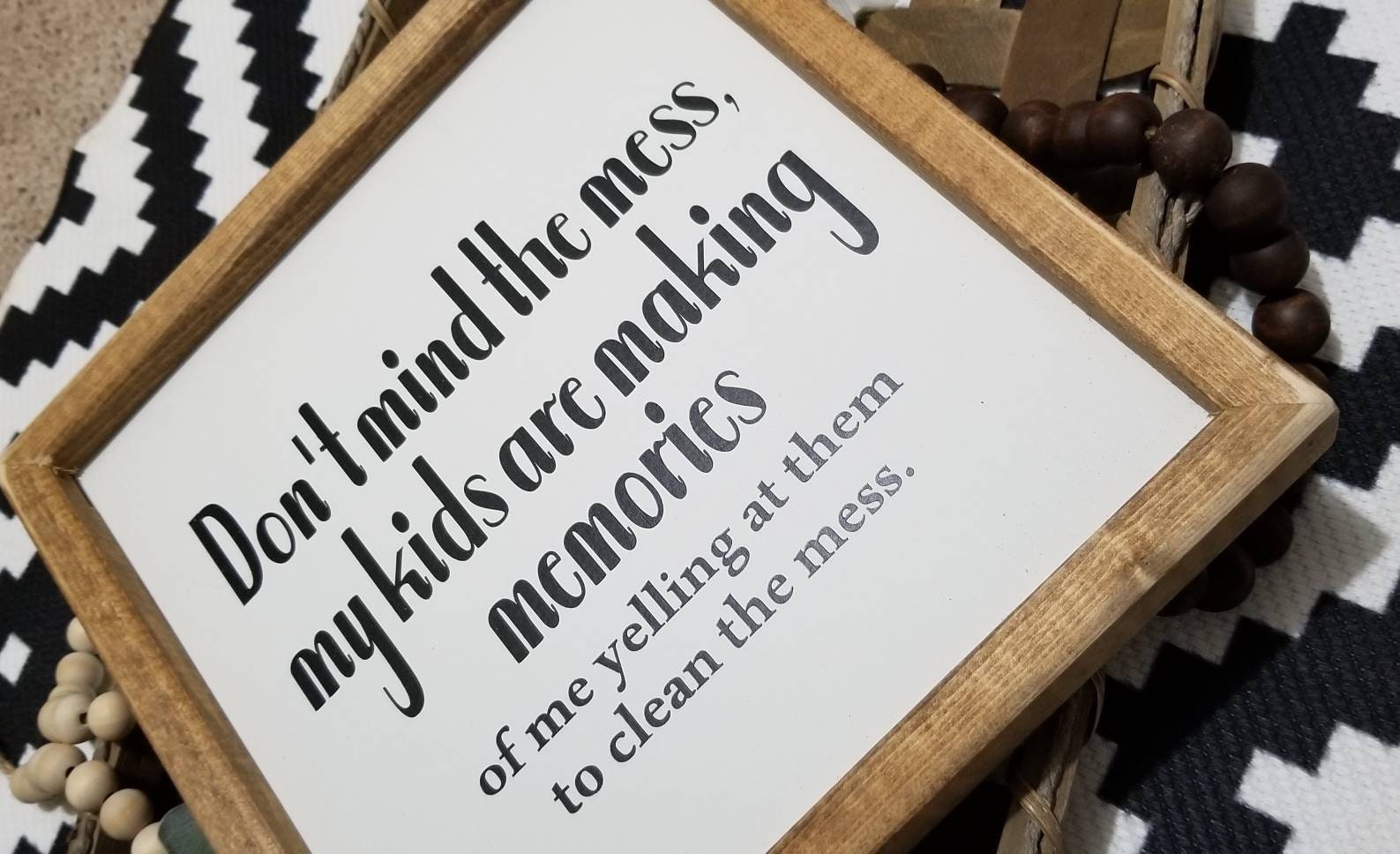 Don't Mind the Mess Sign Playroom Sign Kids Are Making | Etsy