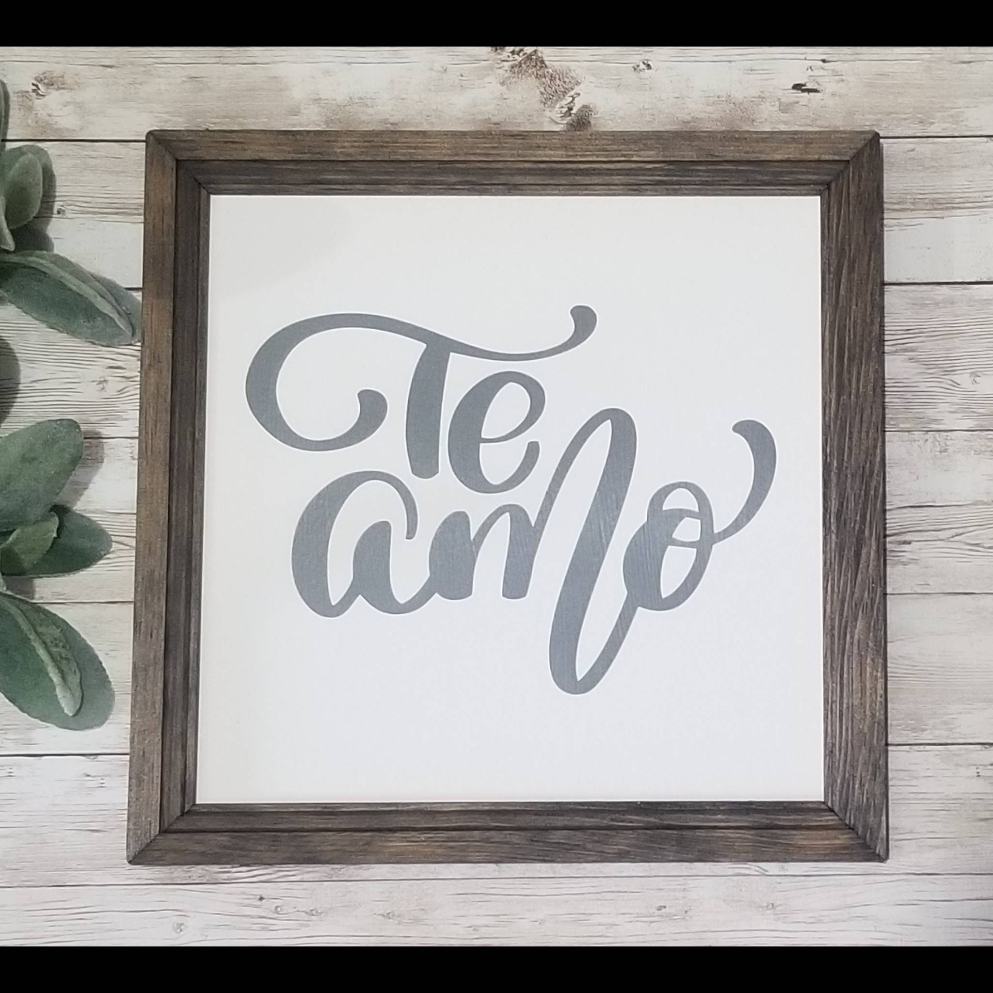 Te amo sign Valentine day sign love sign love you more | Etsy