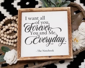 The Notebook Quote | Etsy