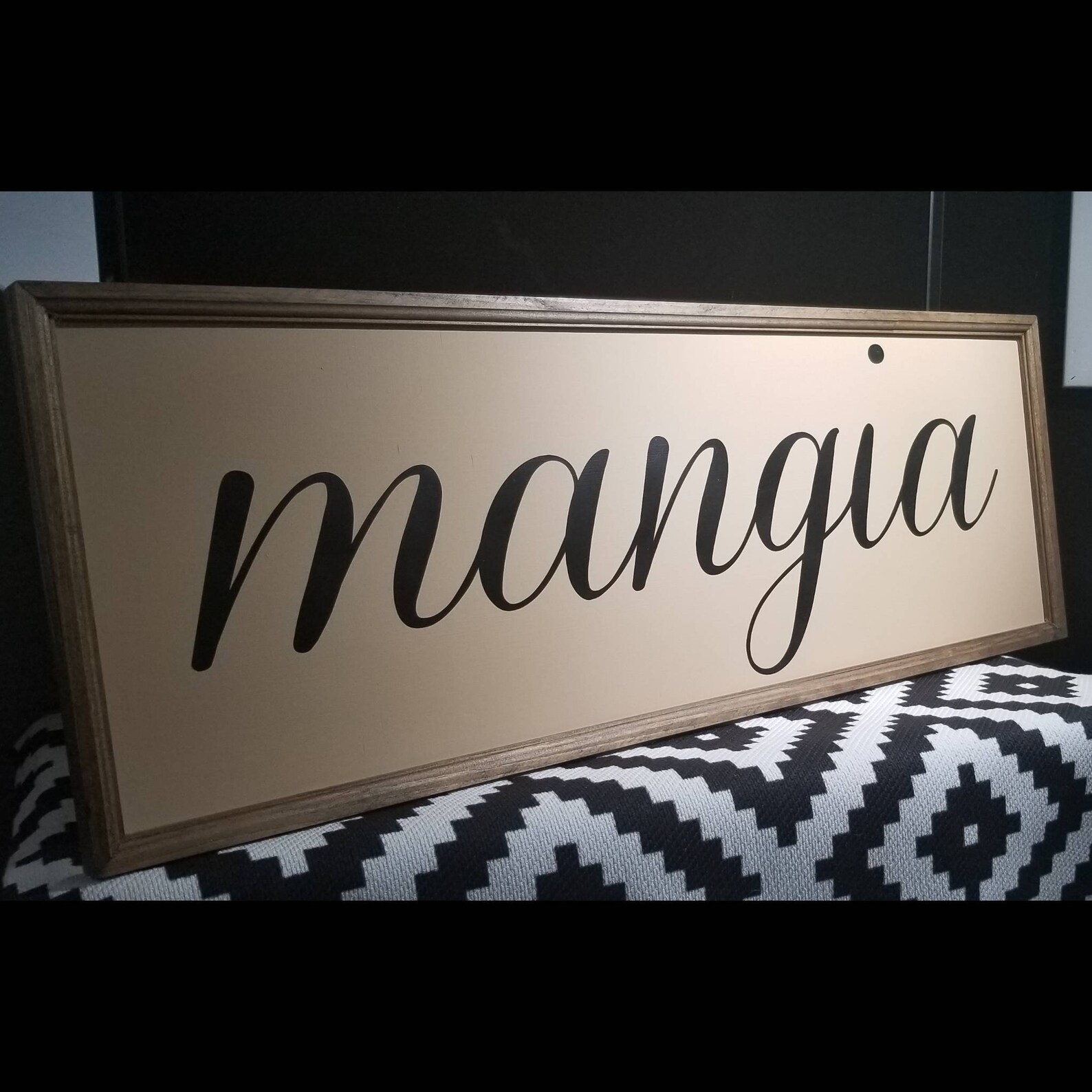 Mangia Mangia Sign Eat Sign Kitchen Sign Italian Sign | Etsy