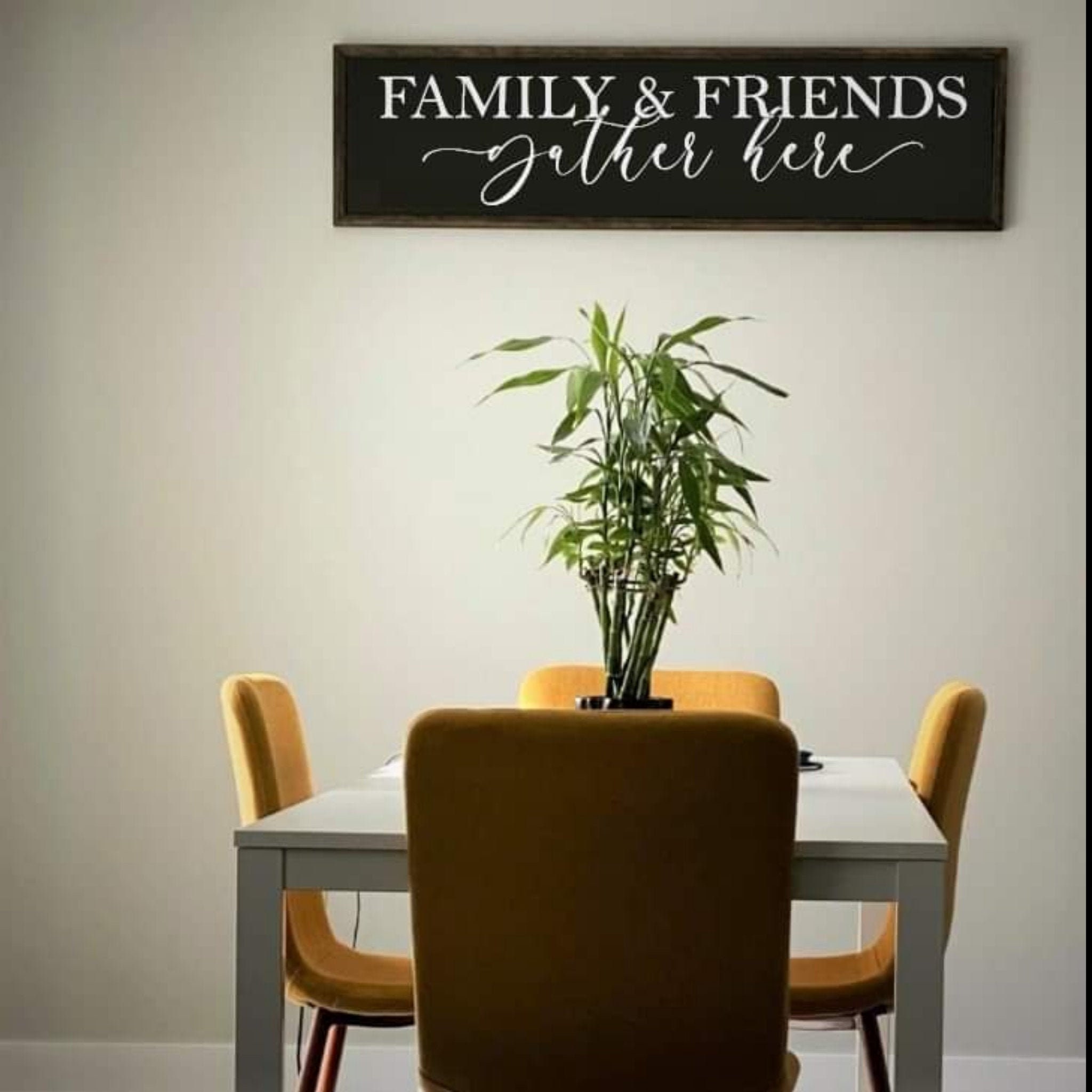 Family and friends sign family and friends gather here | Etsy