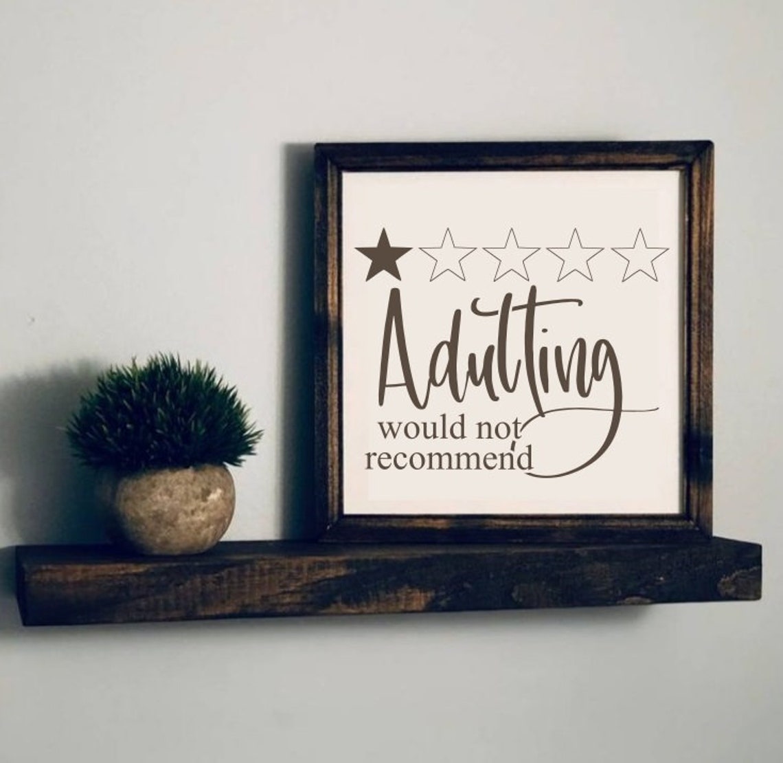 Adulting Sign Funny Adulting Sign Office Humor Adulting is | Etsy