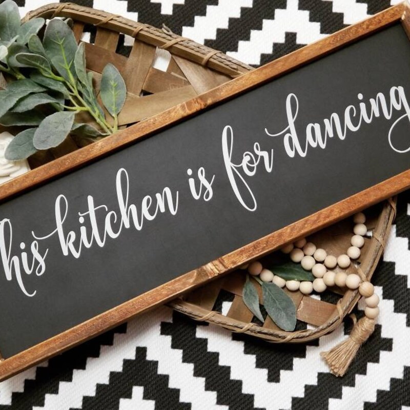 Rustic Kitchen Sign - Etsy