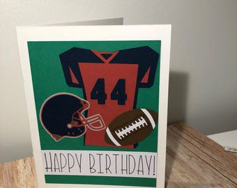 Sports birthday card | Etsy