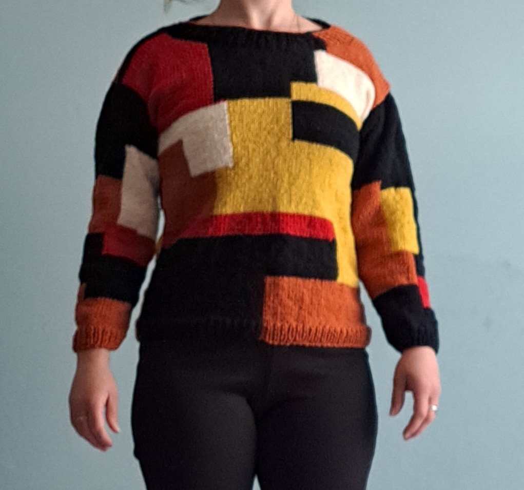 Colorful Sweater - Etsy