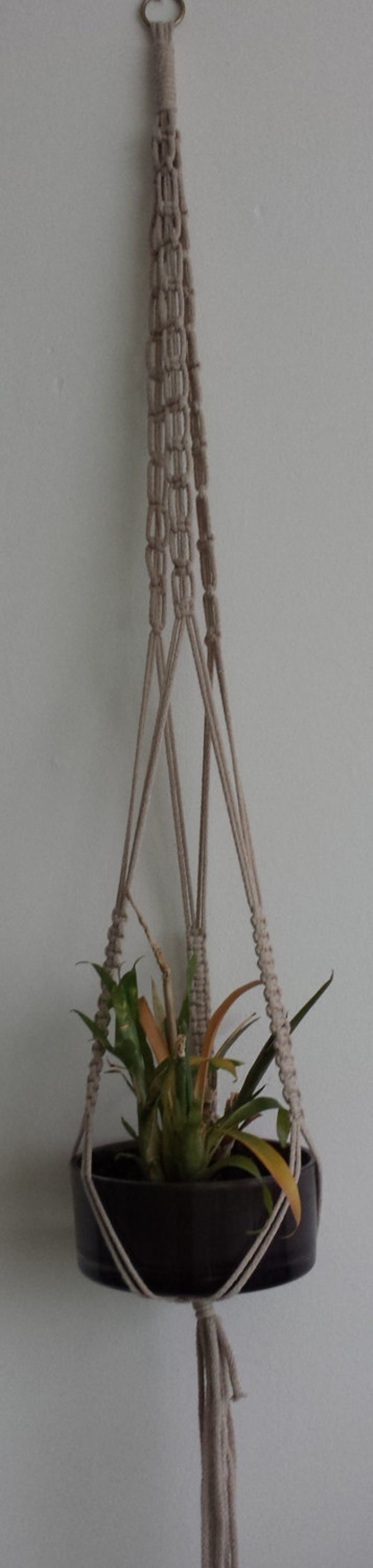 Macrame Plant Hanger, Cotton Rope Natural Macrame, Pot Plant Holder ...