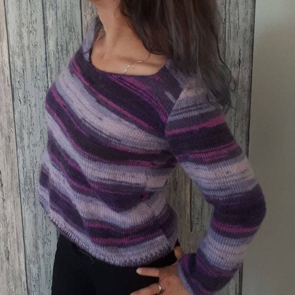 Hand Knit Sweater - Etsy