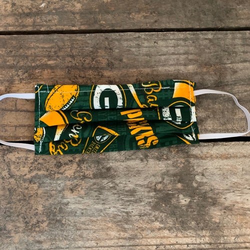 Green Bay Packers Face Mask Packers Facemask Adjustable - Etsy