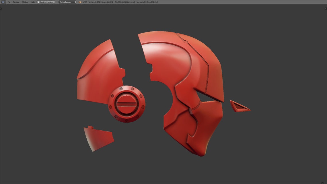 Red Hood Ronin Helmet | Etsy Canada