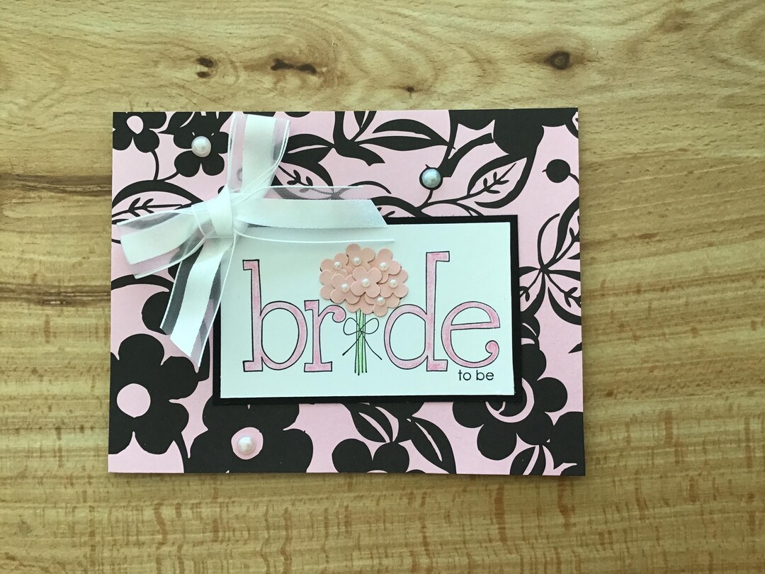 Bride to Be Card - Etsy