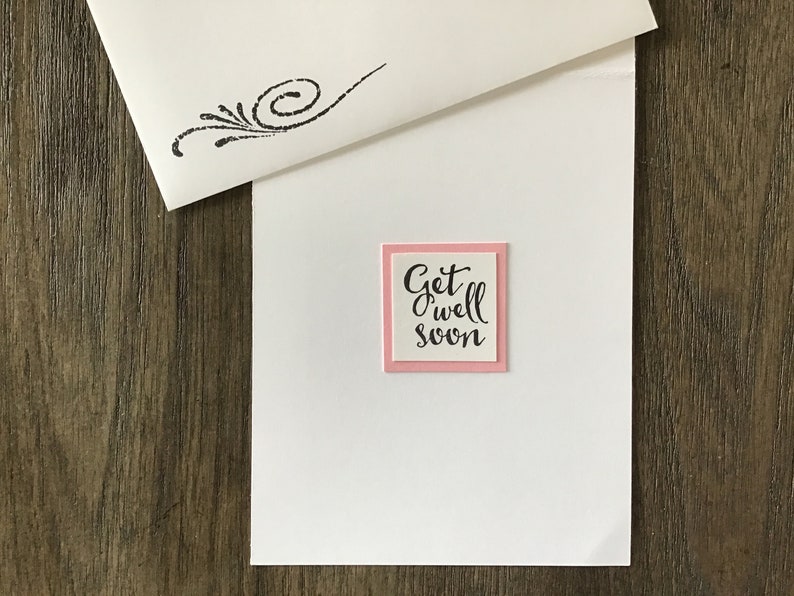 Get Well Soon Card - Etsy
