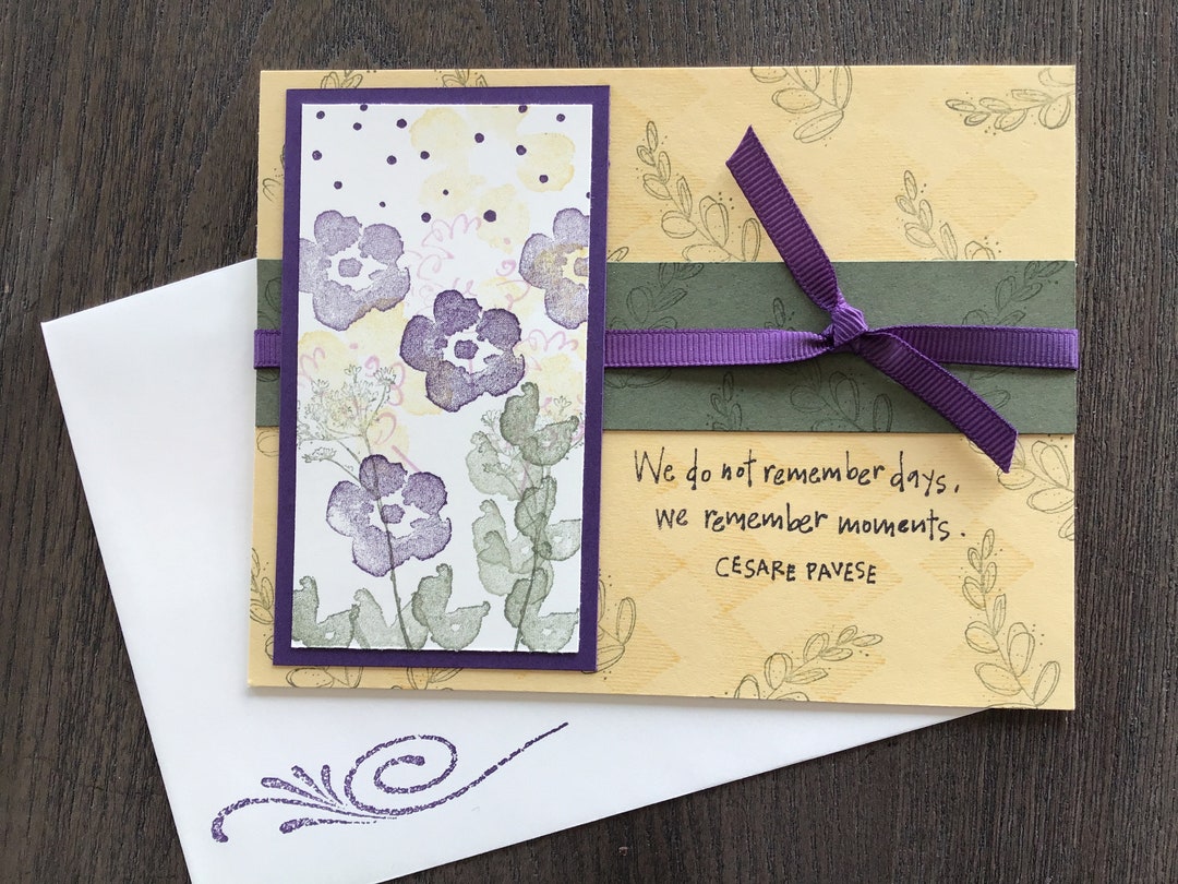 We Remember Moments Card - Etsy