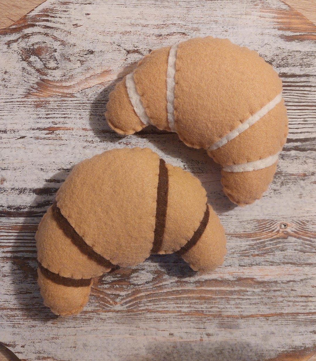 Croissant Chocolate Classic Handmade Felt Play Food - Etsy