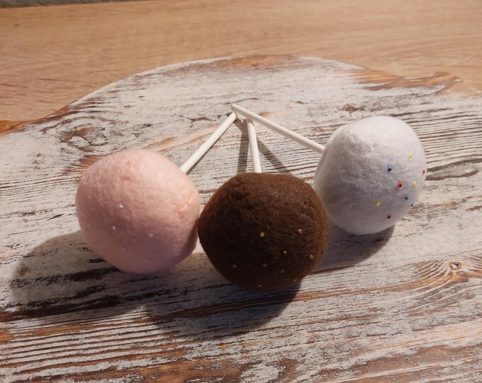 Cake Pops / Lollipops for Kids Pretend Play Kitchen, Bakery, Cafe, Kids ...