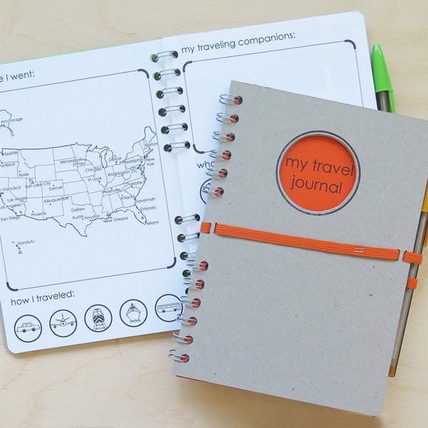 Travel Journal - Etsy