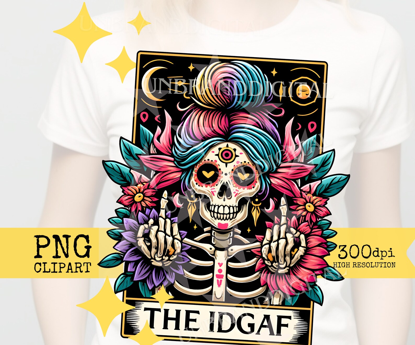 Skeleton Mom-mie, Mother Vibe,the IDGAF Tarot Card, Mommy Sublimation ...