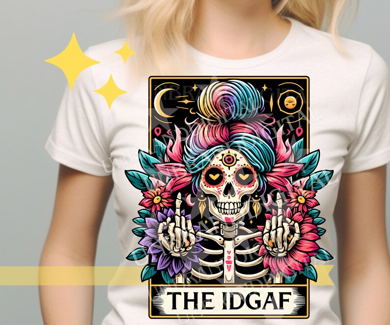 Skeleton Mom-mie, Mother Vibe,the IDGAF Tarot Card, Mommy Sublimation ...