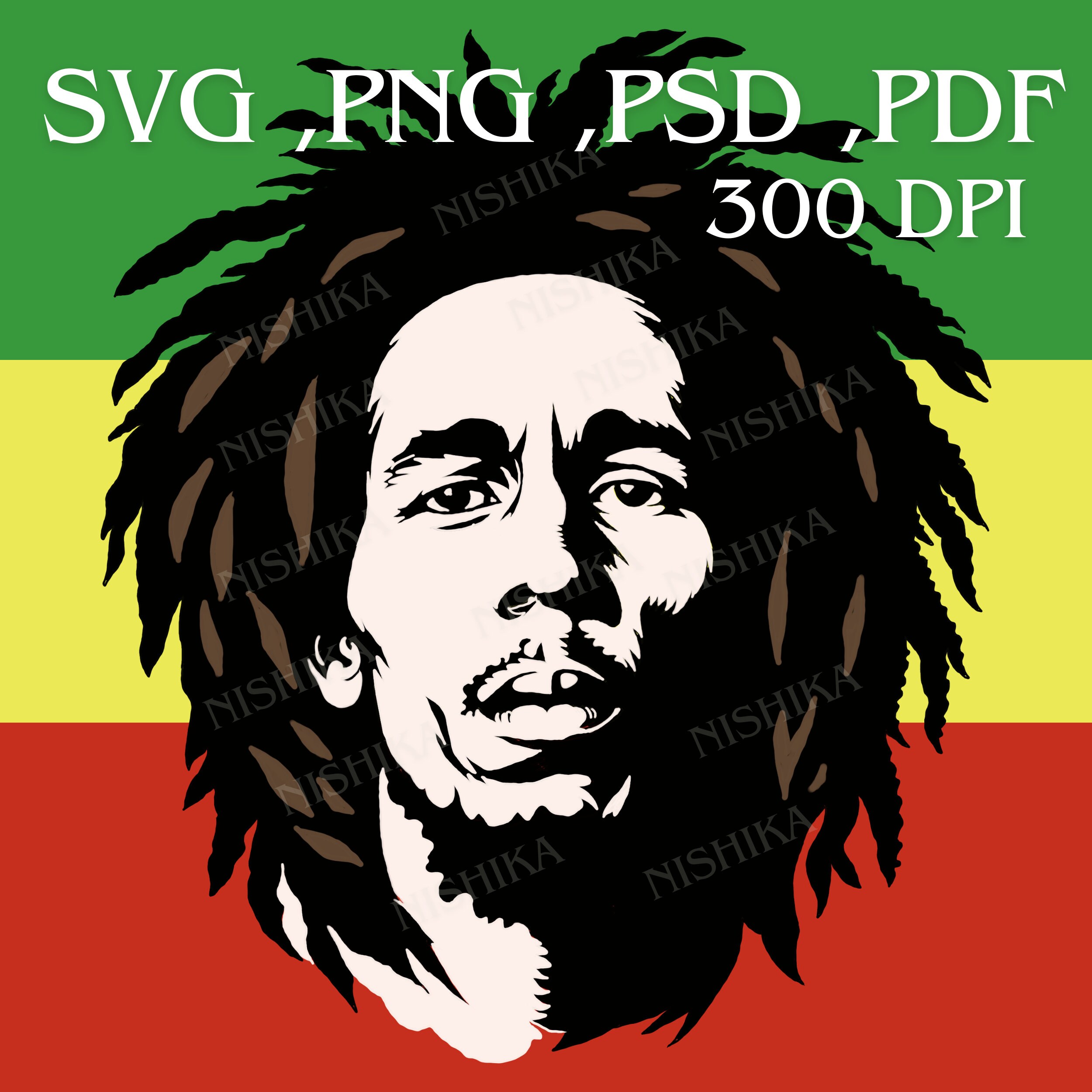 Legend Bob SVG, Black History. - Etsy