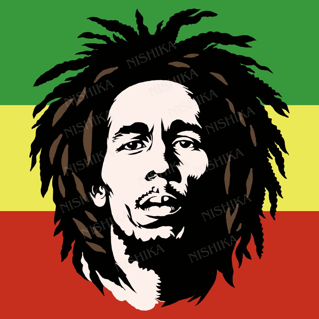 Legend Bob SVG, Black History. - Etsy