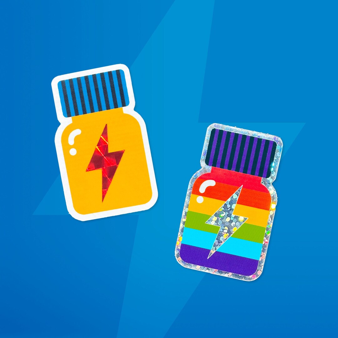 Rush Poppers Die Cut Classic and Pride Queer Stickers - Etsy