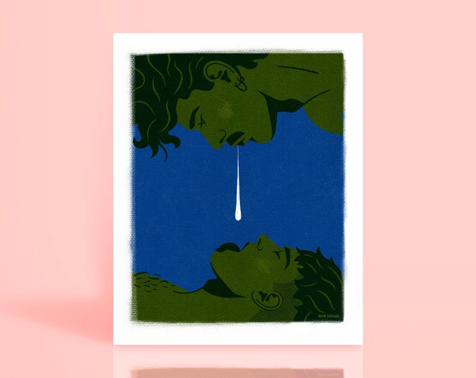 Spit Boys | Gay Art Print Illustration - Etsy