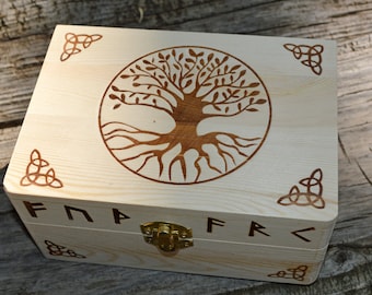 Home & Living Storage & Organization Boxes & Bins 25 rune set in box ...