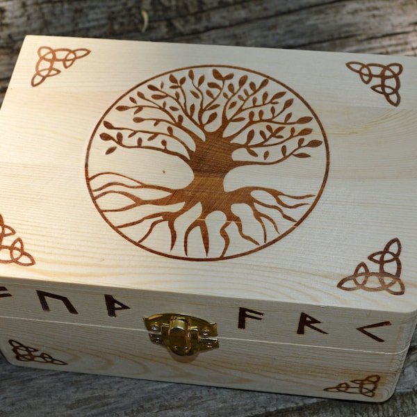 Tree of Life Wood Box - Etsy