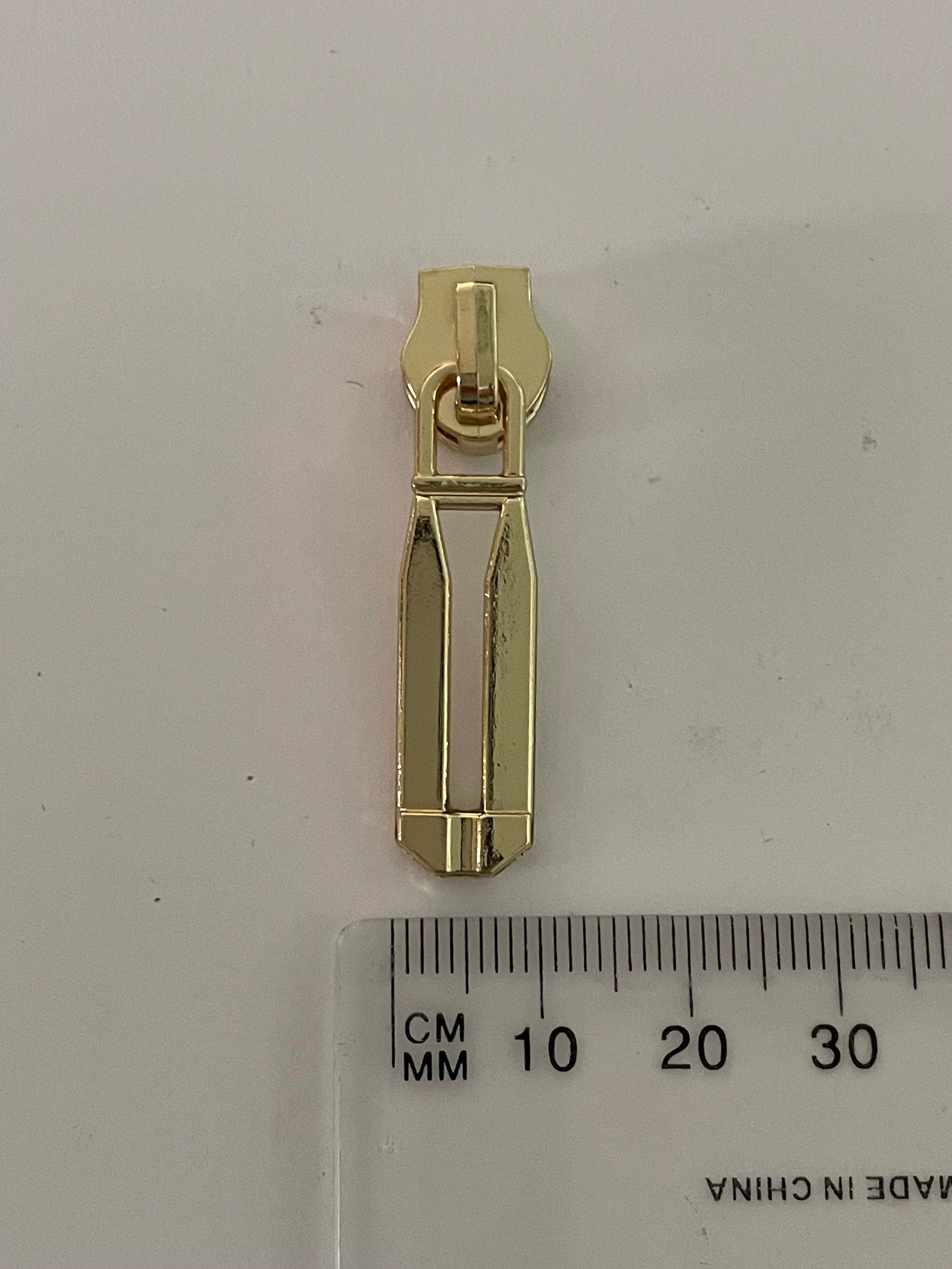 Zipper Pull Size 5 Basic in Gold and Silver - Etsy Australia