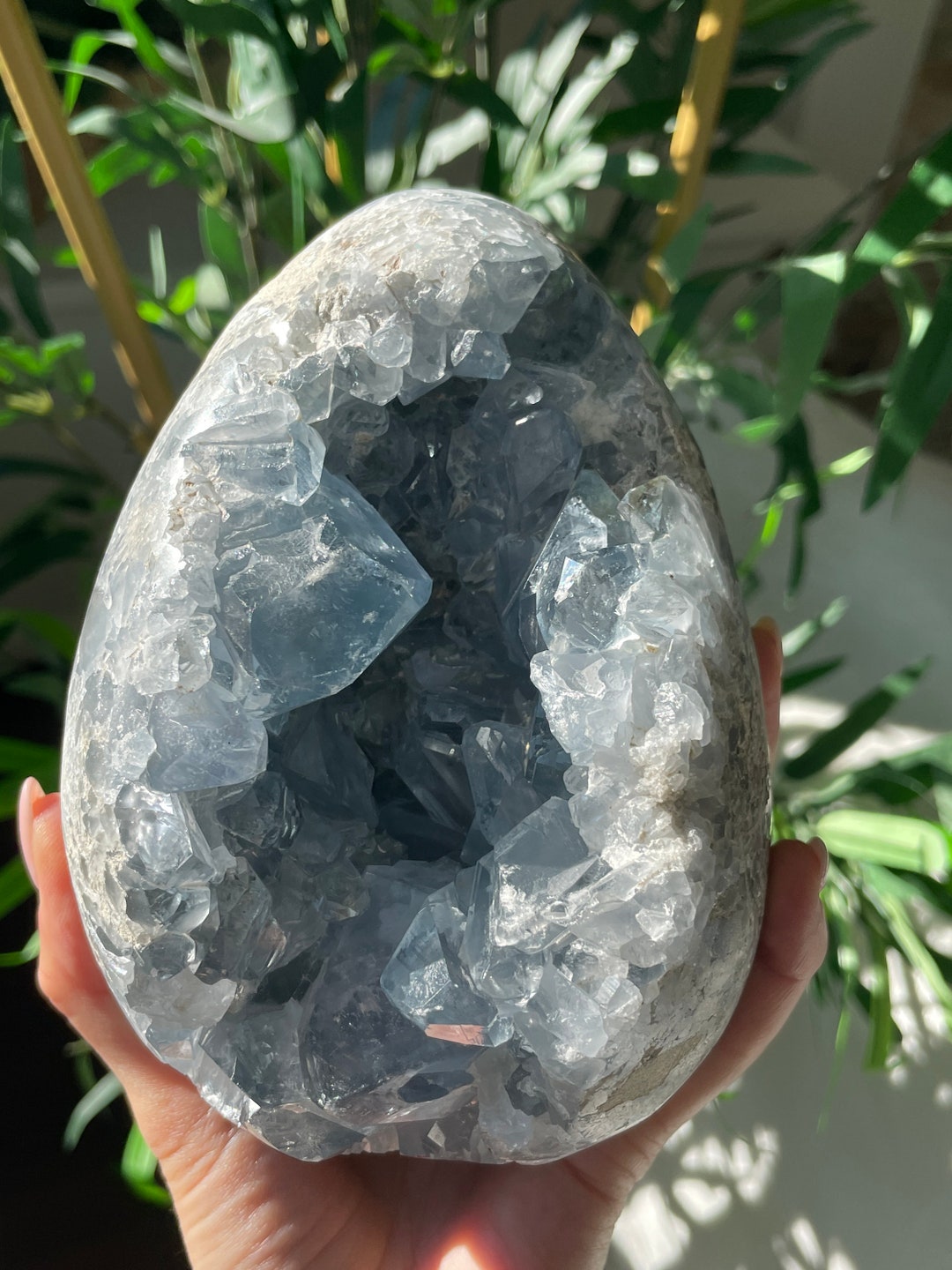 Large Celestite Crystal 2.9kg Geode - DISCOUNTED! / AAA Grade Celestite ...