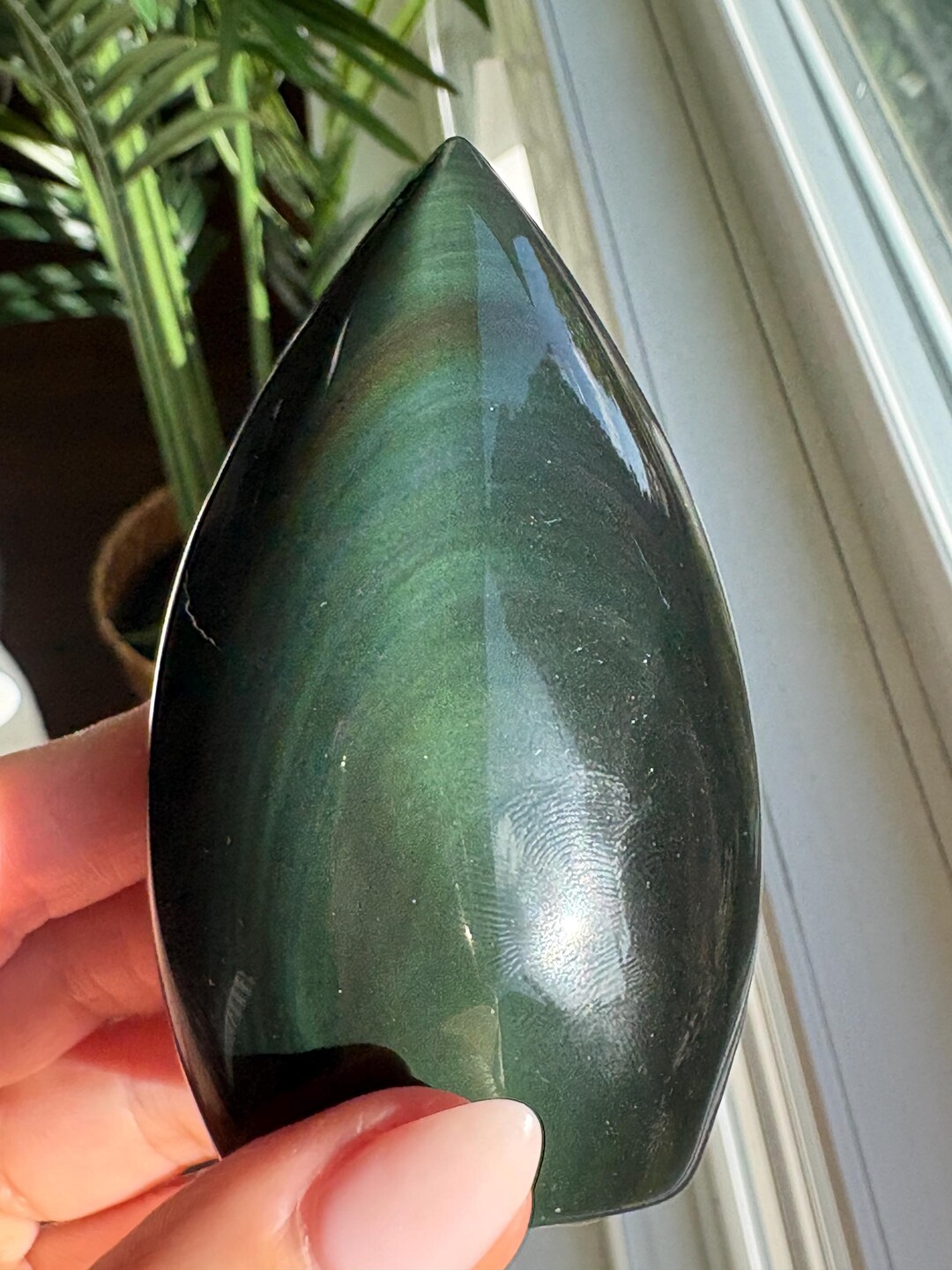 Rainbow Obsidian Flame / Polished Obsidian Flash Freeform AAA Grade ...