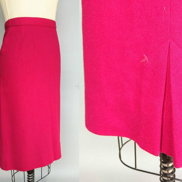 Pink Pencil Skirt - Etsy
