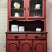 Farmhouse Rustic Red Hutch - Etsy