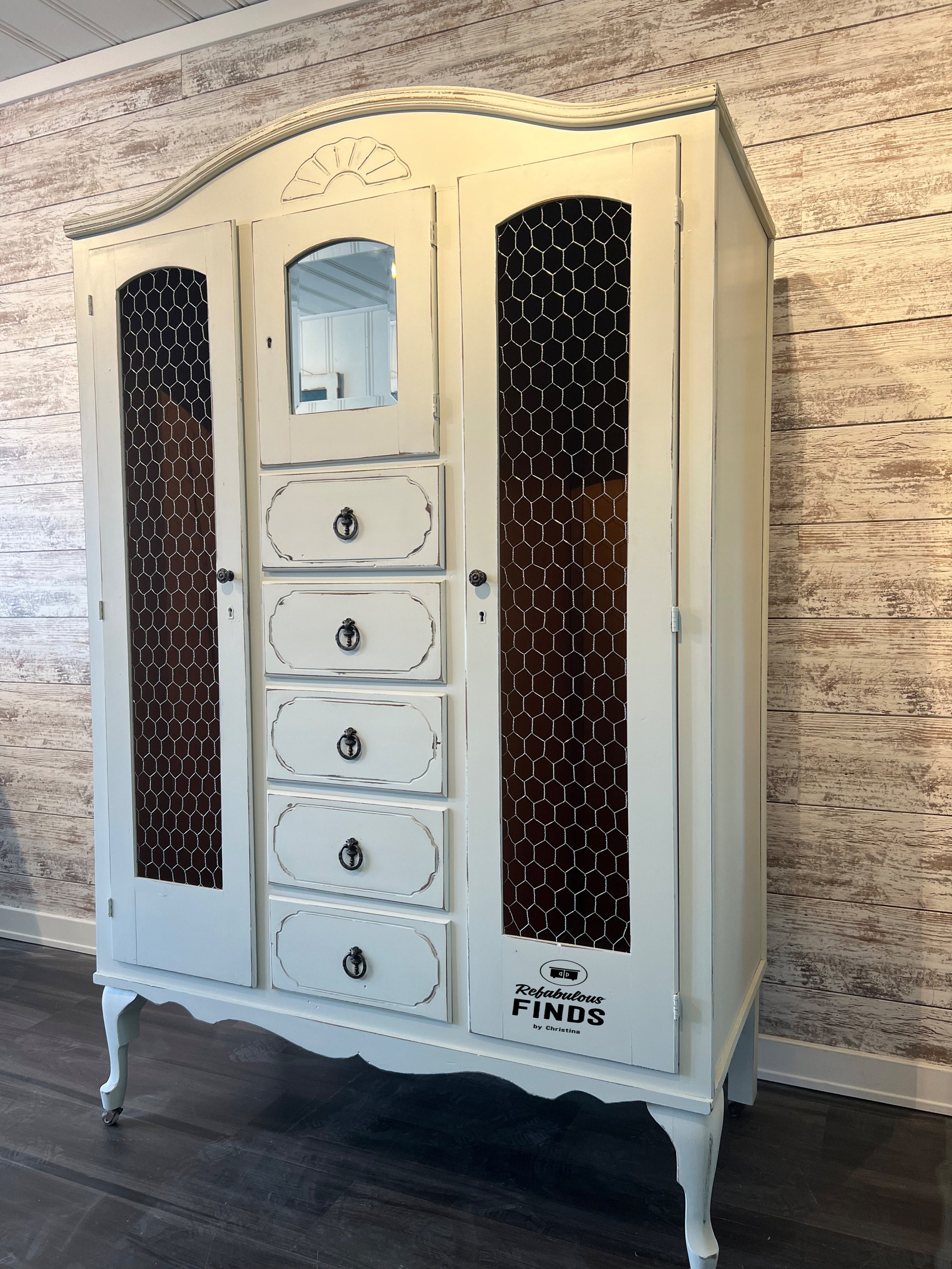 Antique Chifferobe Wardrobe Etsy