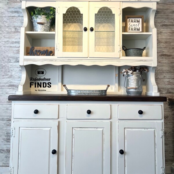 Farmhouse Hutch - Etsy