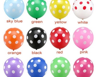Polka Dot Balloons - Etsy