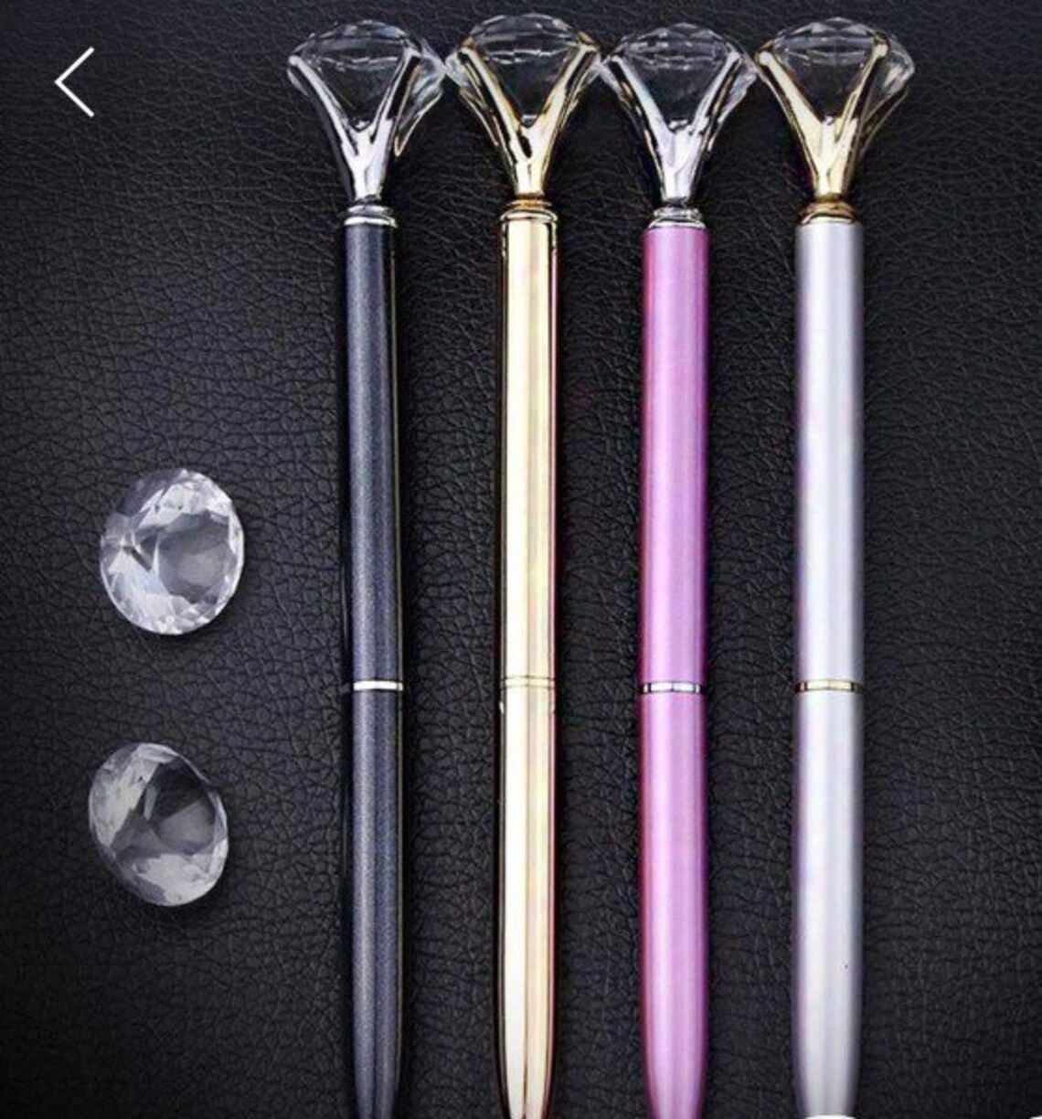 Diamond Top Gem Pens Pretty Pens Ballpoint Pens Writing - Etsy