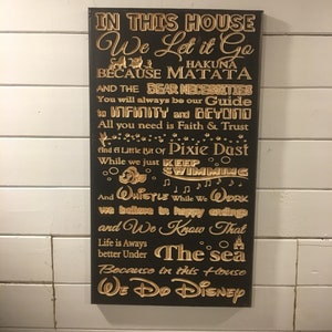 Disney Sign - Etsy