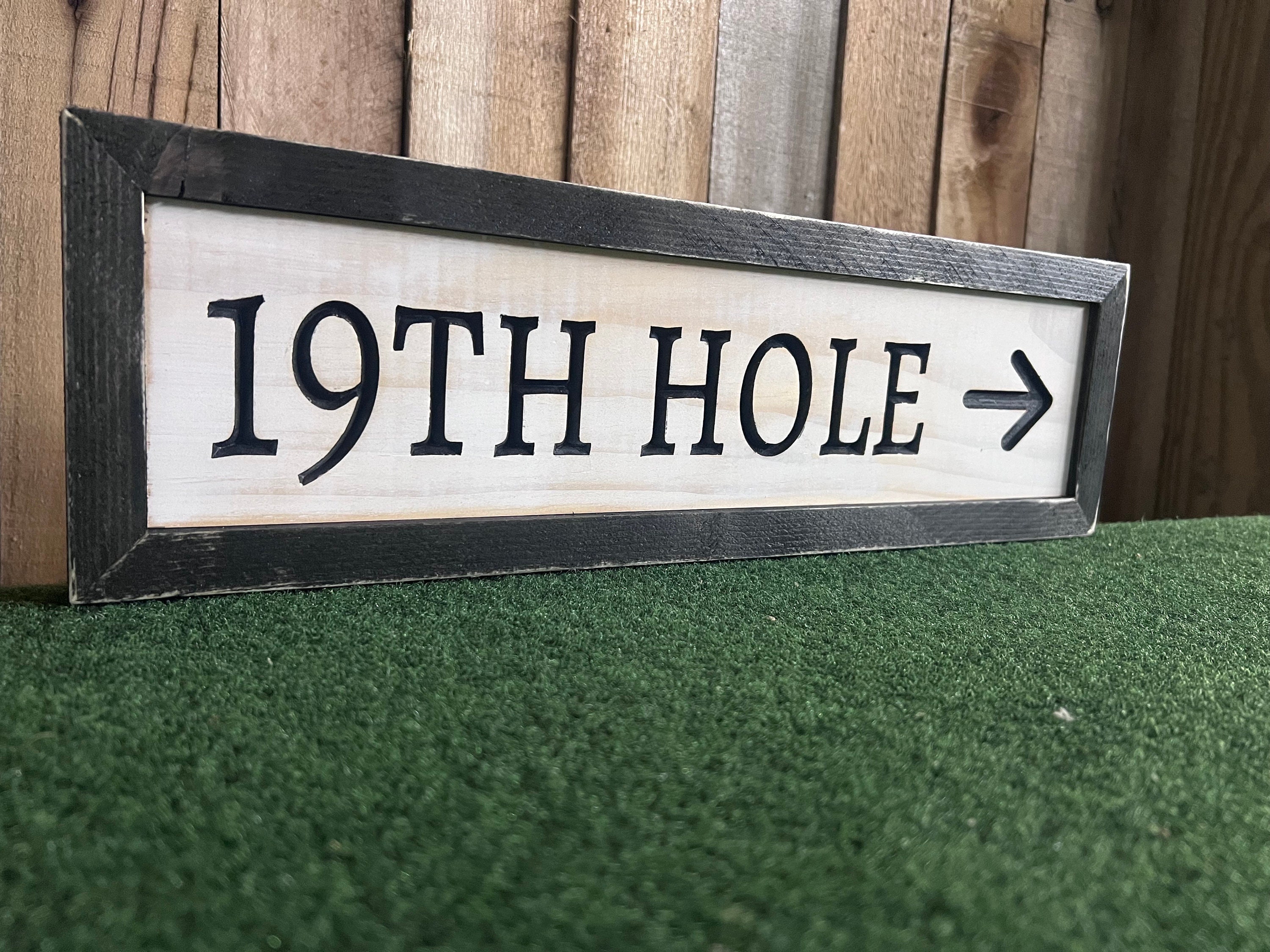 19th Hole Sign - Etsy