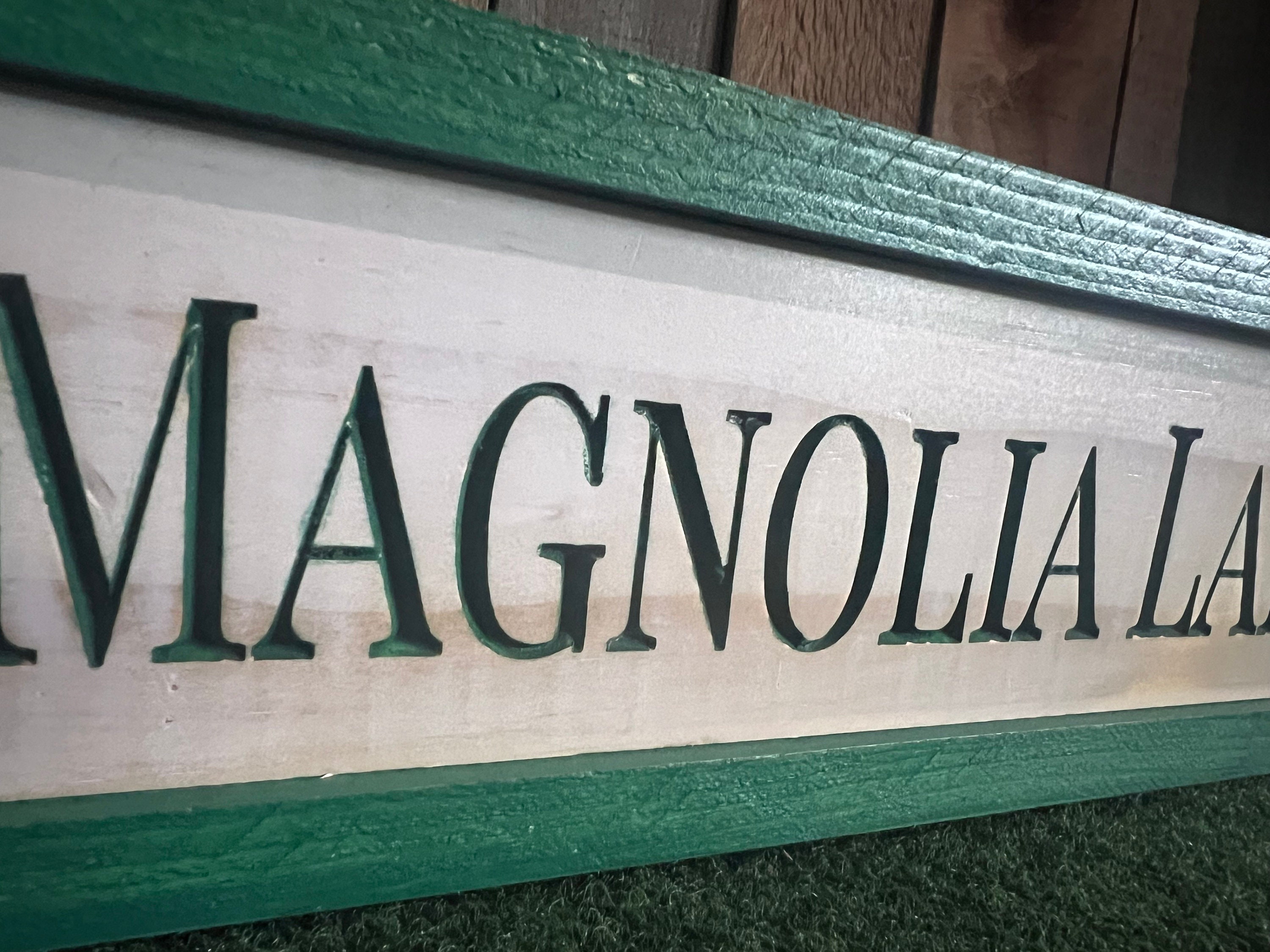Magnolia Lane Sign - Etsy
