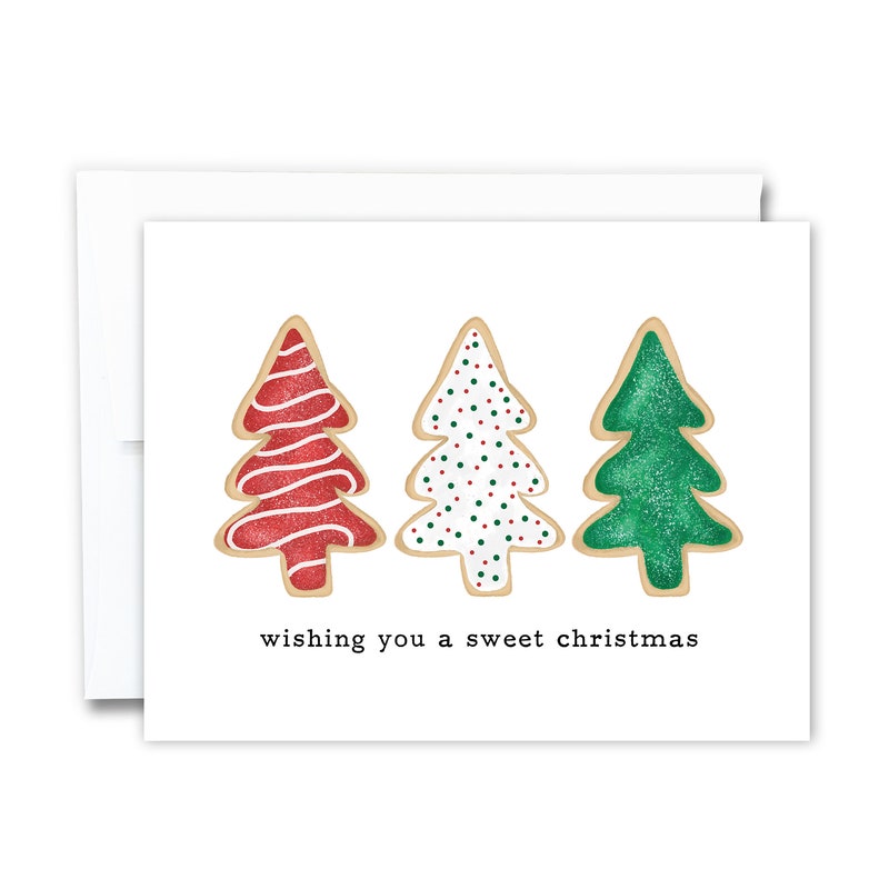 Christmas Cookie Card - Etsy