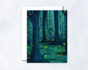 Firefly Birthday Card - Etsy