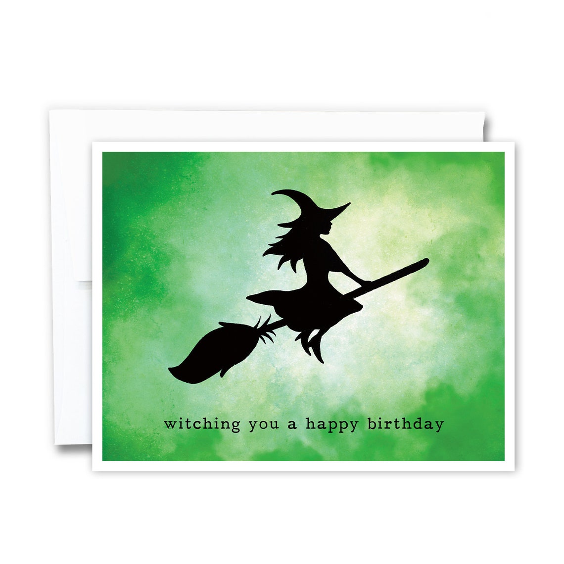 Witching You A Happy Birthday Card Witch Birthday Card - Etsy