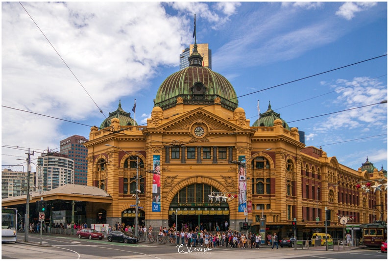Flinders Street Station - Original Photograph - Etsy