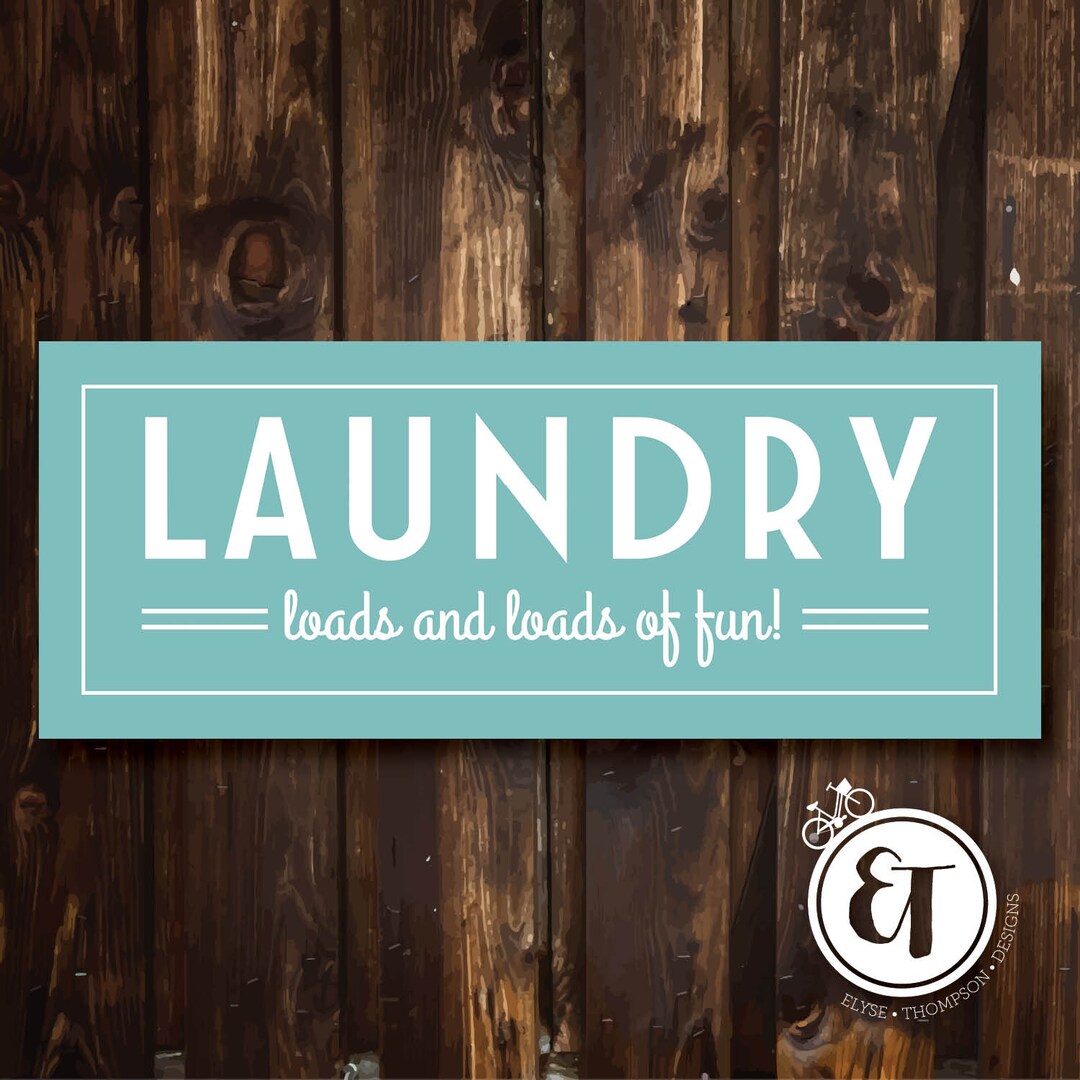 Laundry Sign - Etsy