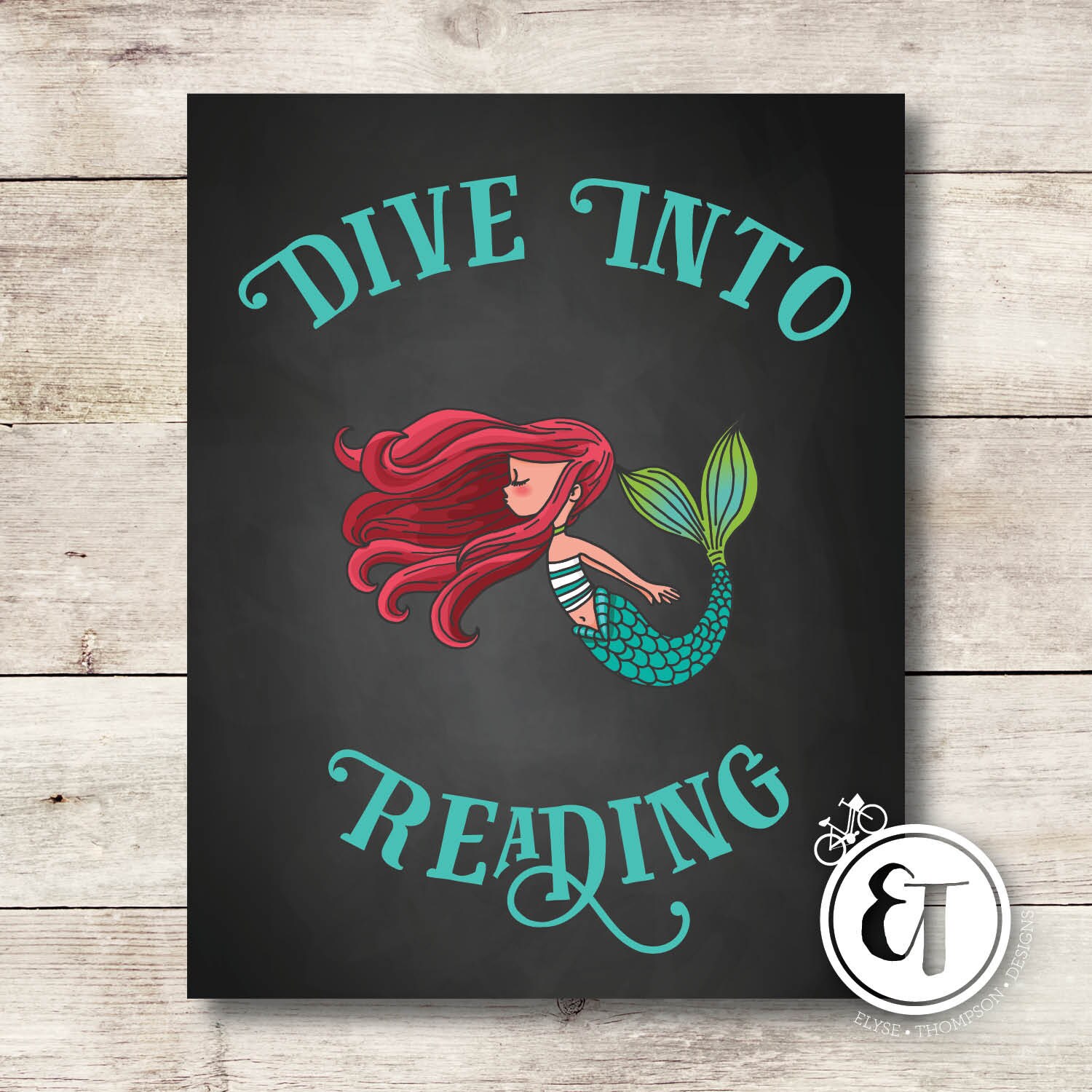 Chalkboard Reading Posters - Etsy